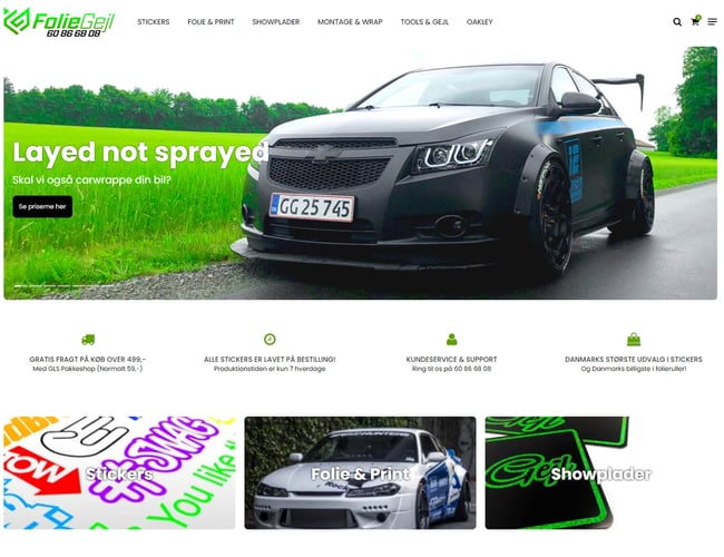 En af danmarks største stickershop's - Omsætning 2022: 520.000 kr. med ...